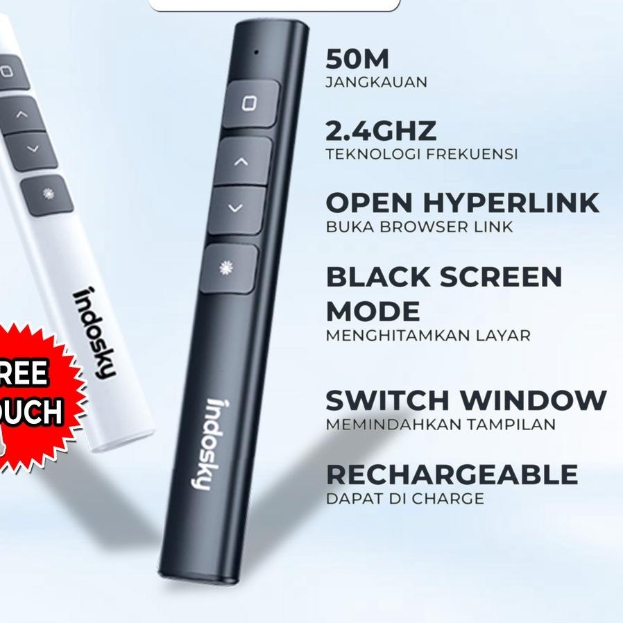 Jual ⅍ PROMO SPESIAL Indosky Pointer Original | Pointer Presentasi ...
