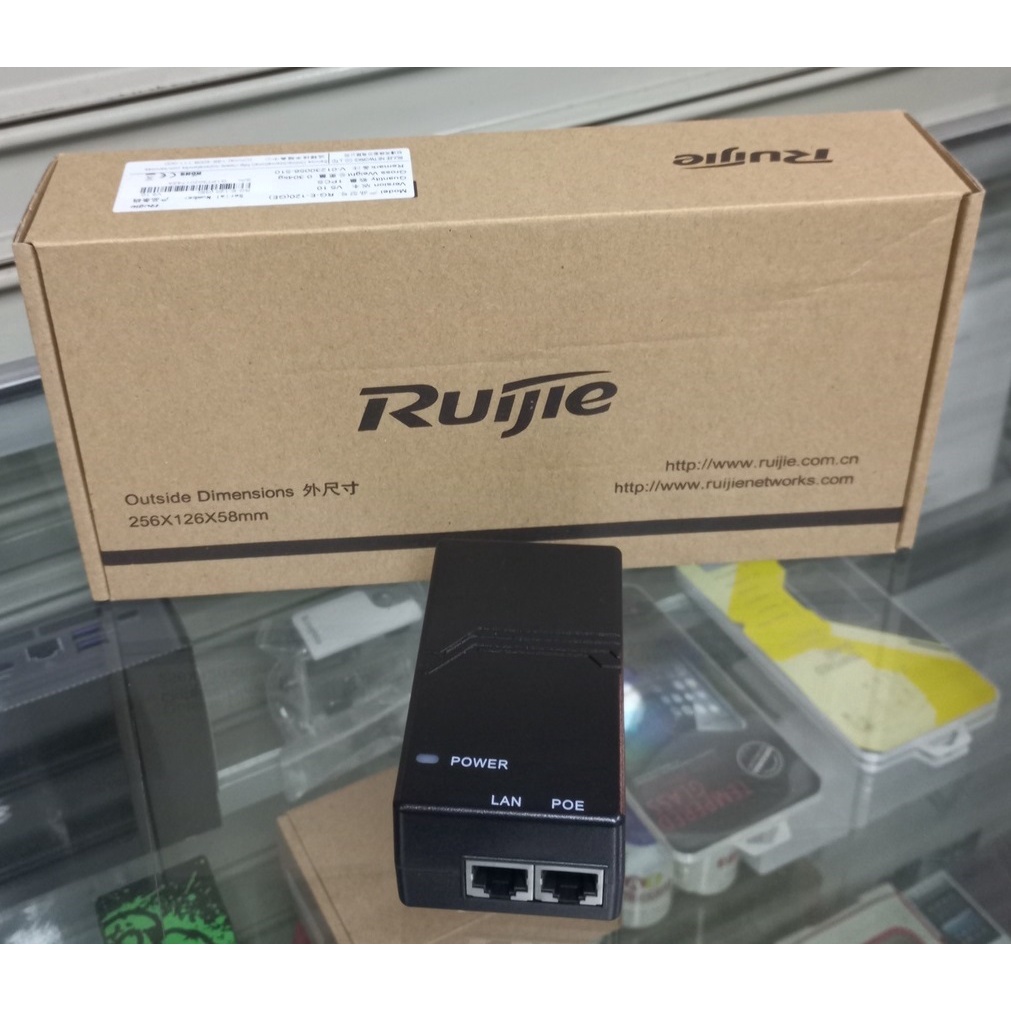 Jual Adapter PoE Power Injector - Ruijie Reyee RG-E-120(GE) | Shopee ...