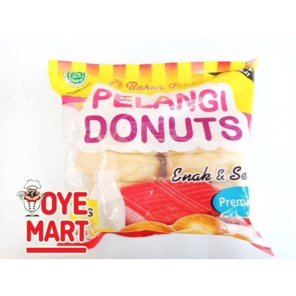Jual DONUTS PELANGI BESAR ISI 10 / DONAT FROZEN FOOD | Shopee Indonesia