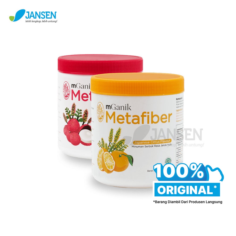 Jual mGanik Metafiber Rasa Jeruk Yuzu & Leci 450gr - Suplemen Serat ...