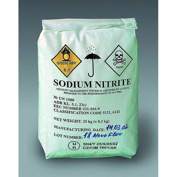 Jual FREE ONGKIR SODIUM NITRITE / SODIUM NITRIT / NATRIUM NITRITE NANO2 ...