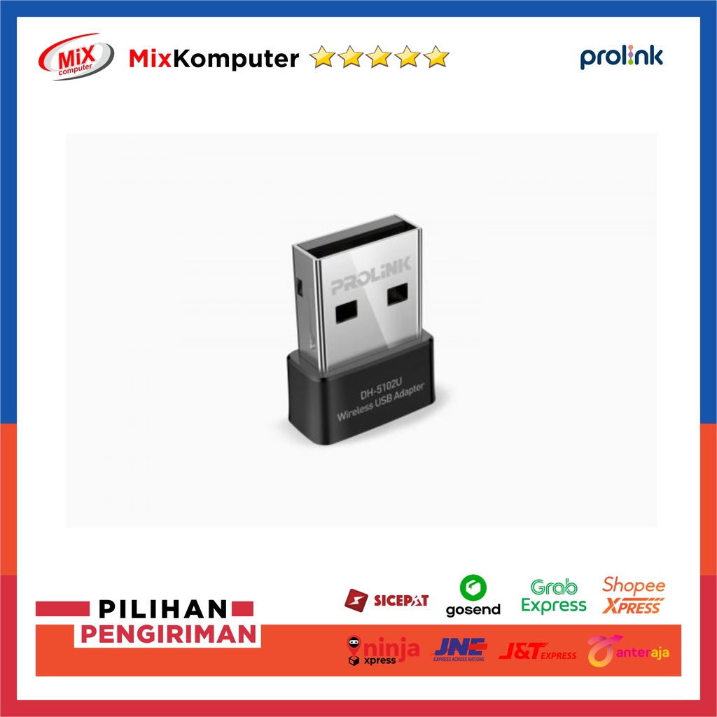 Jual PROLINK AC650 Wireless USB Adapter Dongle WiFi Dual Band DH5102U | Shopee Indonesia