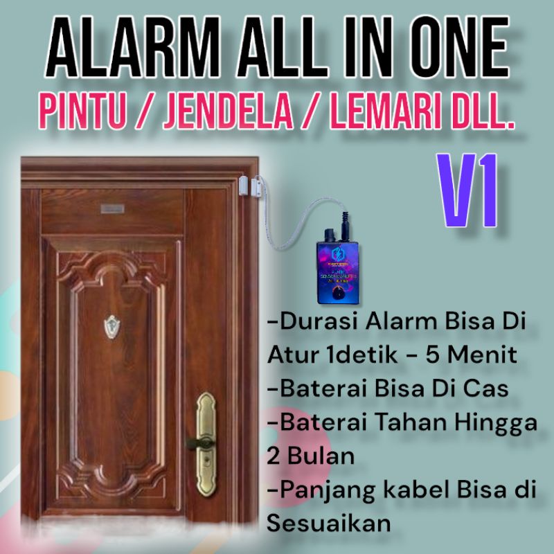 Jual ALARM RUMAH / ALARM KOSAN ANTI MALING V3 | Shopee Indonesia