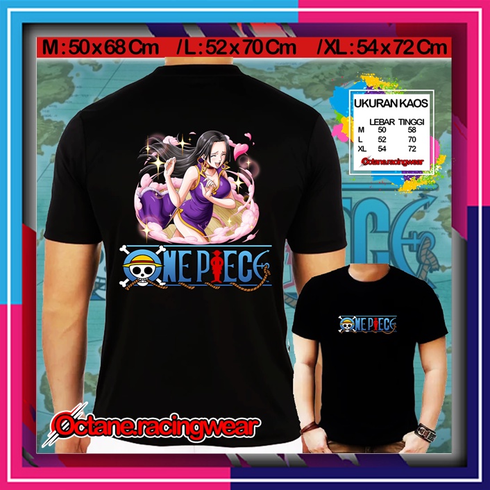 Jual Kaos Karakter Boa Hancock 31 001 Anime One Piece Cotton Combed 30s