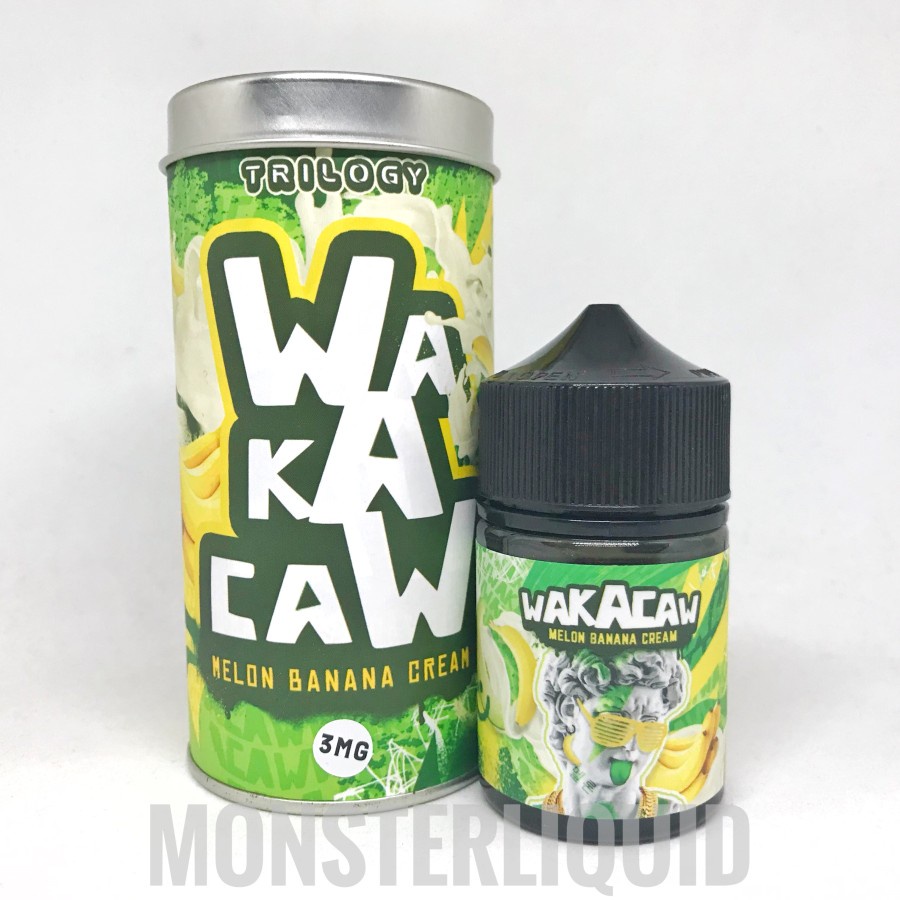 Jual WAKACAW MELON BANANA CREAM BY TRILOGY 3MG 60ML | Shopee Indonesia