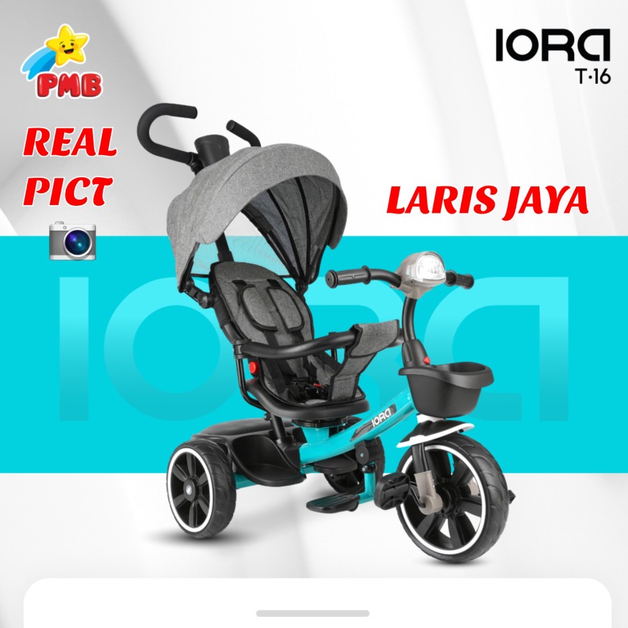 Jual BONUS BELL sepeda anak roda tiga EXOTIC IORA SEPEDA STROLLER ANAK RODA TIGA SEPEDA AVIATOR ...