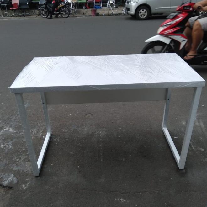 Jual Meja Kaki Besi Uk 120X60X75Cm Bahan Multiplek Lapis Hpl | Shopee ...