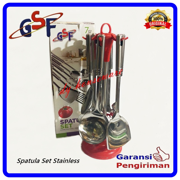 Jual Spatula Set Stainless Steel 7 In 1 Irus Sutil Set Stainles GSF G ...