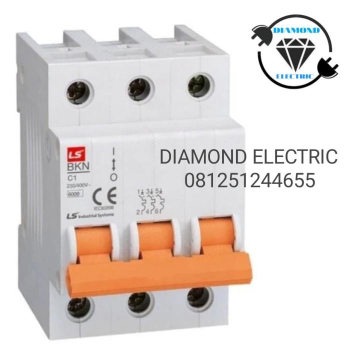 Jual Ls Mcb Bkn 3P 2A 4A 6A 10A 16A 20A 25A 32A 40A 50A 63A 6Ka 400Vac | Shopee Indonesia