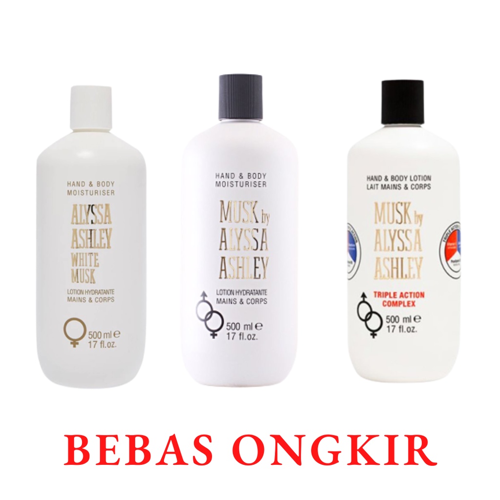 Jual Alyssa Ashley Hand & Body Lotion 500 ml | Shopee Indonesia