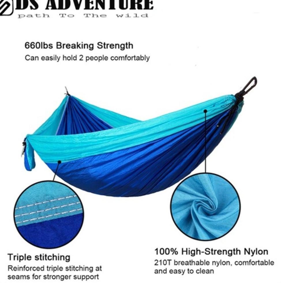 Jual REKOMENDASI Hammock Double DS Adventure Jumbo Ayunan Gantung ...