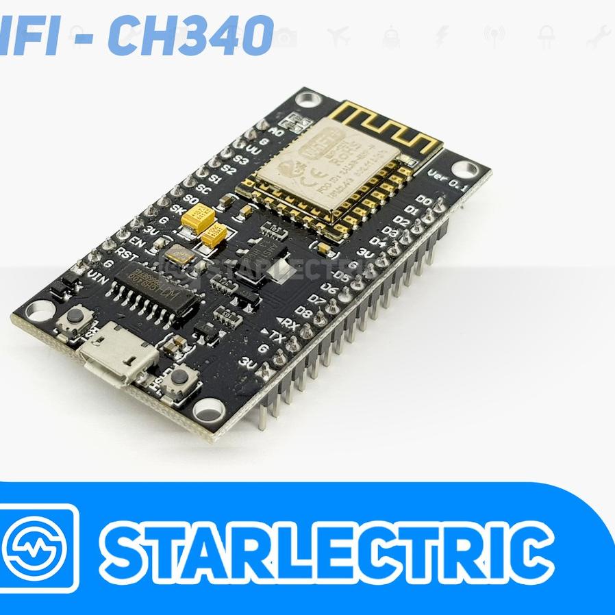 Jual 12.12 HARGA GROSIR NodeMCU ESP8266 IoT Wifi Development Board ...