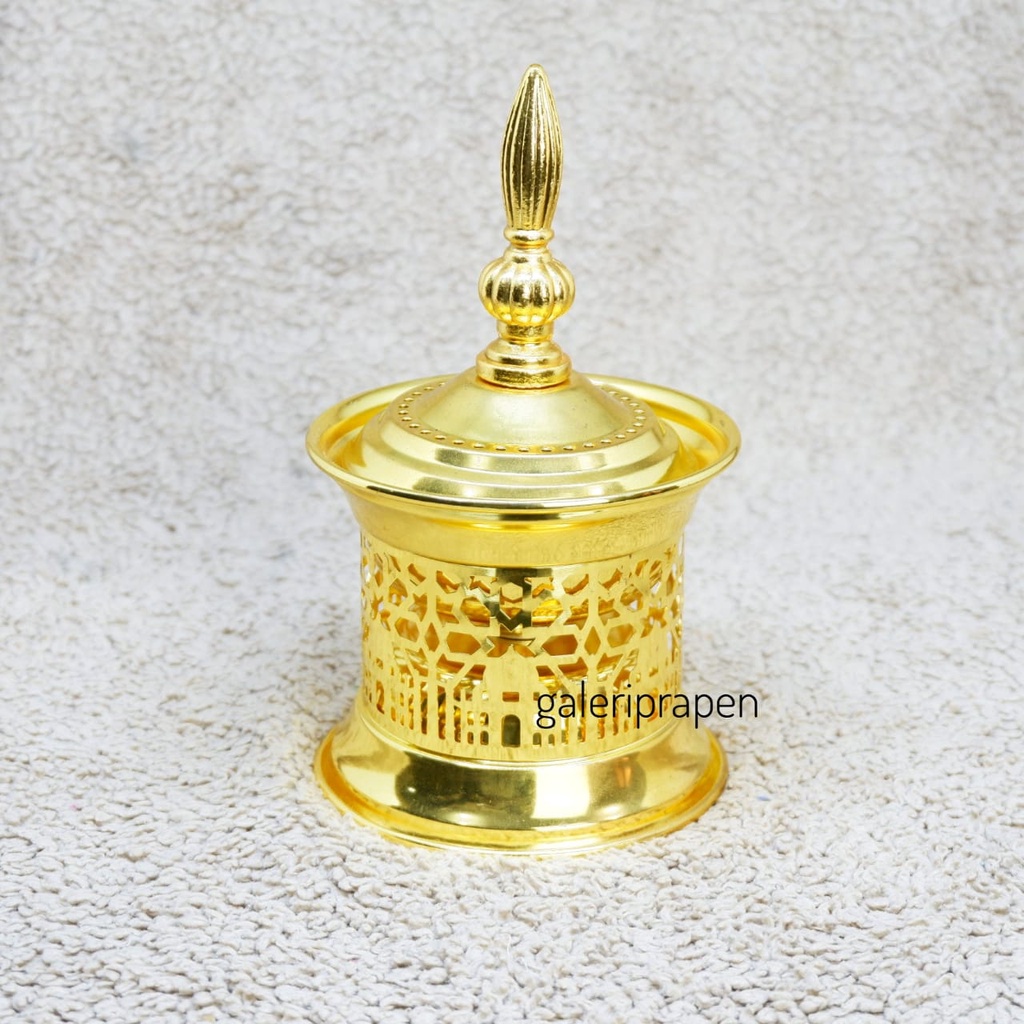Jual Prapen Gold Mini Mabkhara Manual Pendupaan Bukhur Wadah Bakhor ...
