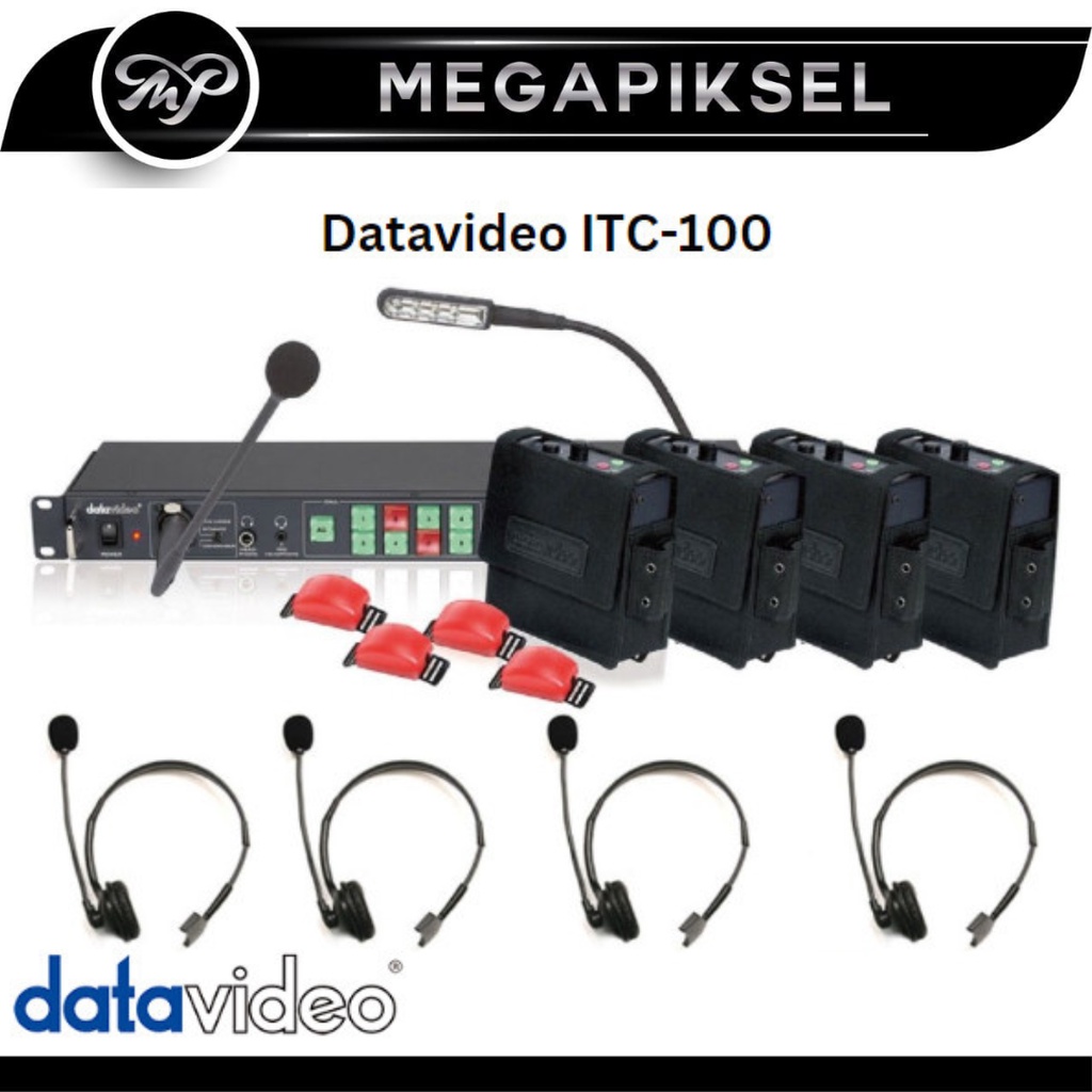 Jual DataVideo ITC-100 8-User Wired Intercom System | Shopee Indonesia