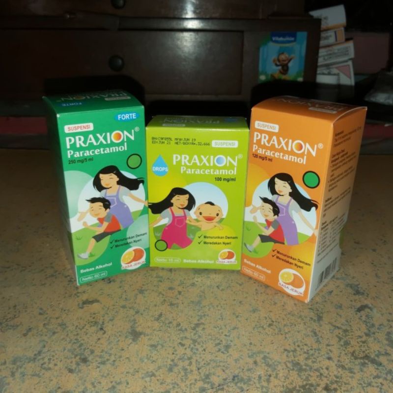 Jual Praxion Sirup / Praxion Forte Sirup / Praxion Drop - Obat Demam ...