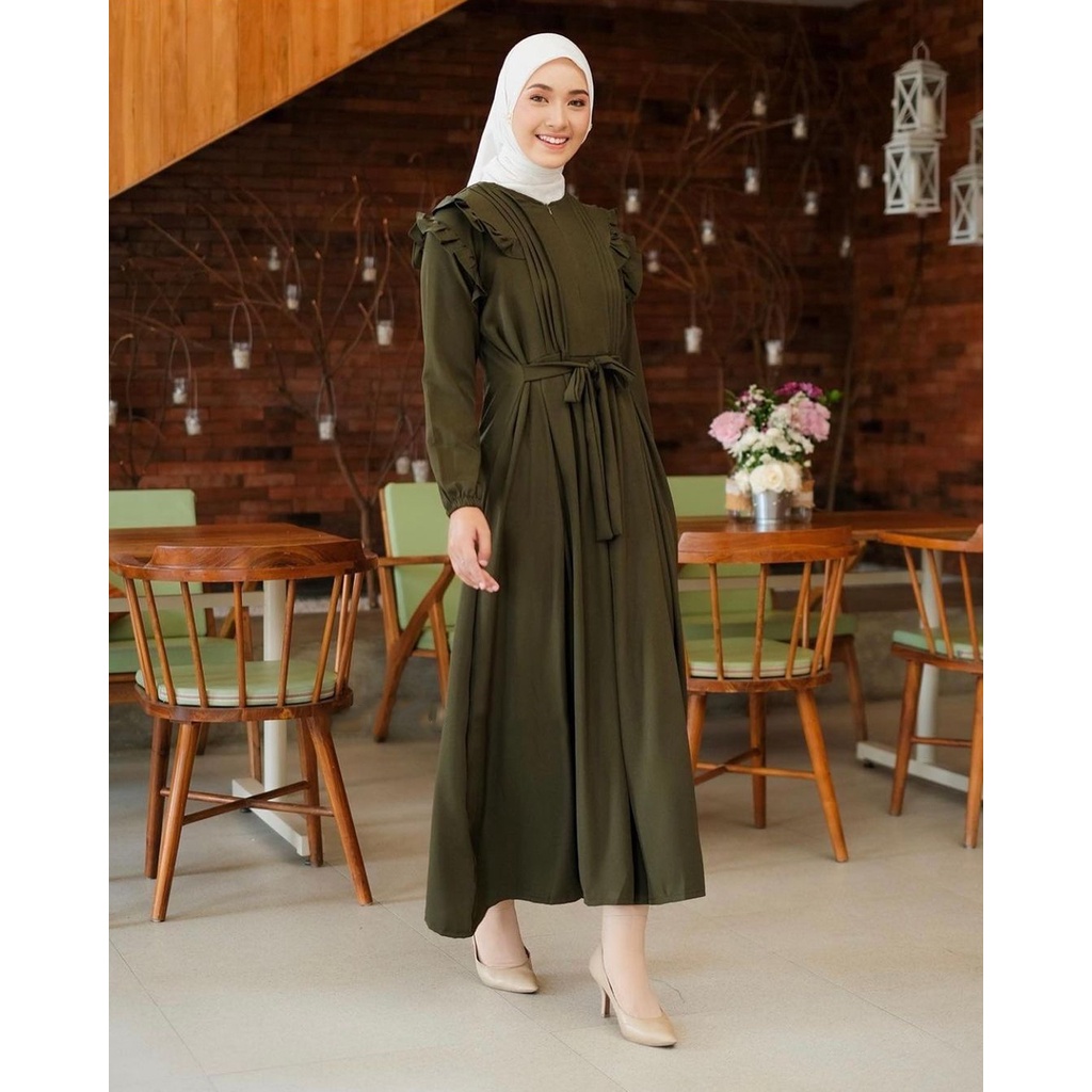 Jual Baju Gamis Wanita Syar'i Muslim Remaja Sabinna Gamis Modis Wanita ...