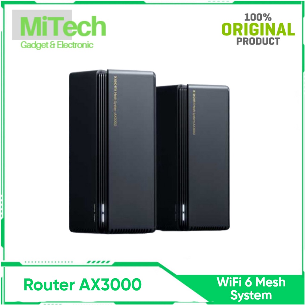 Jual Xiaomi Mi Router WiFi 6 Mesh System AX3000 | Shopee Indonesia