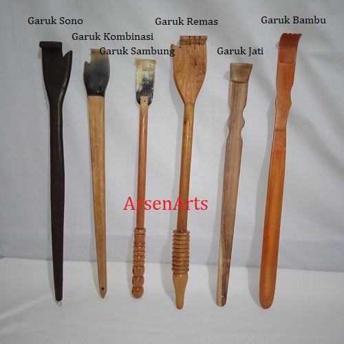 Jual Garukan Alat Bantu Garuk Gatal Pada Punggung Bahan Bambu, Kayu dan ...