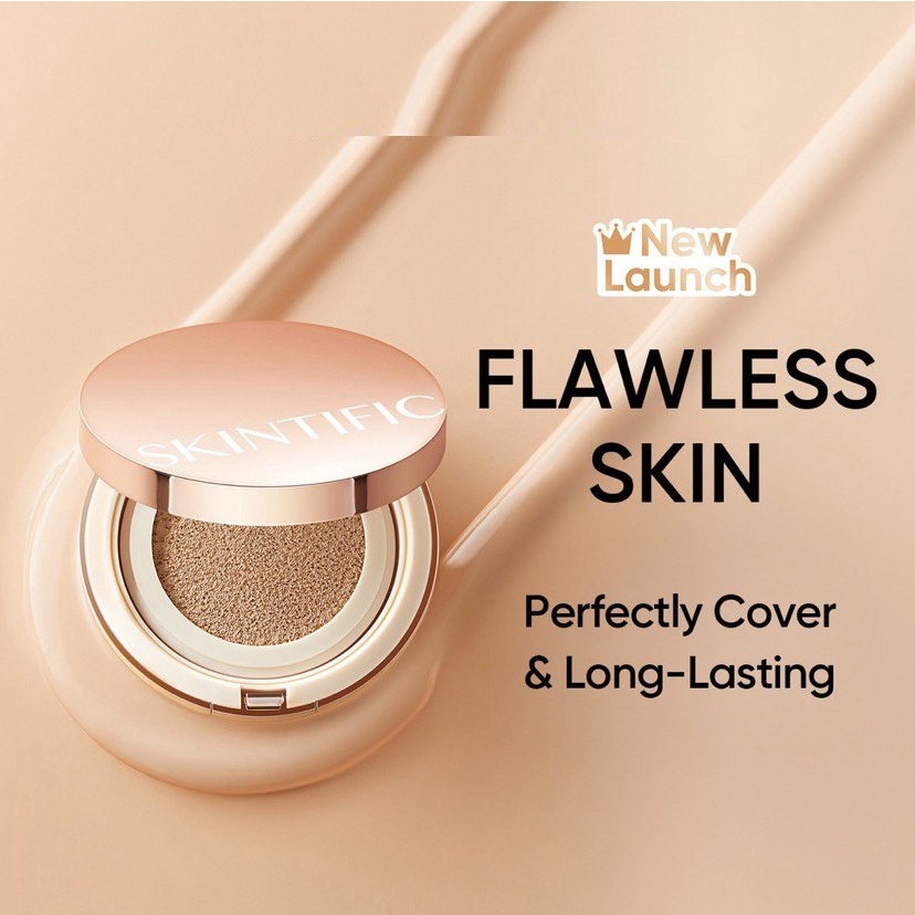 Jual SKINTIFIC - Cover All Perfect Air Cushion High Coverage Poreless ...