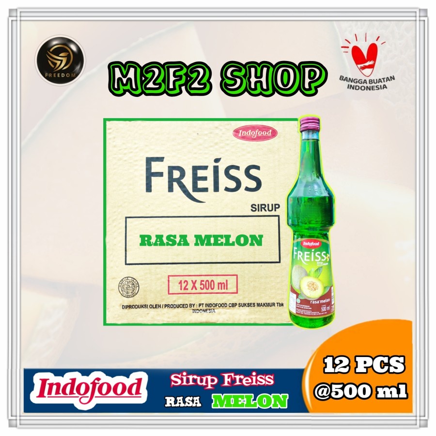 Jual Sirop | Sirup Manis Indofood FREISS Rasa Melon - 500 ml (Kemasan ...