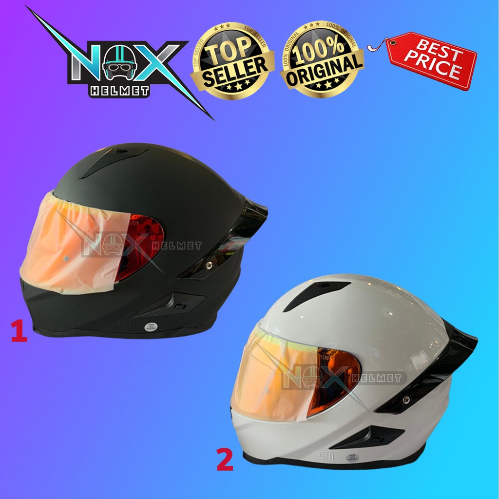 Jual Helm SNAIL FF S1 Solid Polos Fullface (ongkir 3kg) | Shopee Indonesia