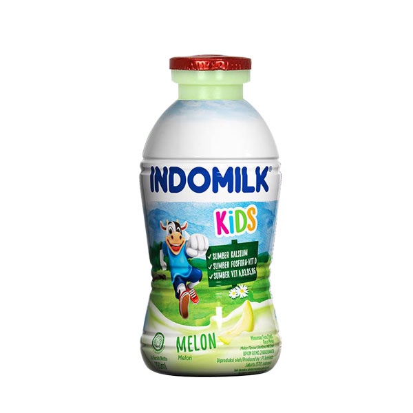Jual INDOMILK UHT MELON BOTOL 190 ML - SUSU | Shopee Indonesia