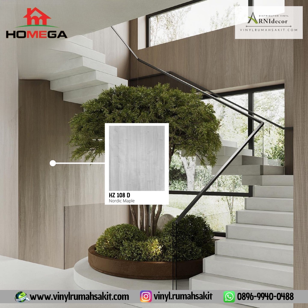 Jual HPL Homega HZ 108 D - Nordic Maple Woodgrain Series | Shopee Indonesia