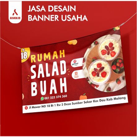 Jual JASA DESAIN BANNER USAHA | BANNER MAKANAN | BANNER BISNIS | BANNER ...