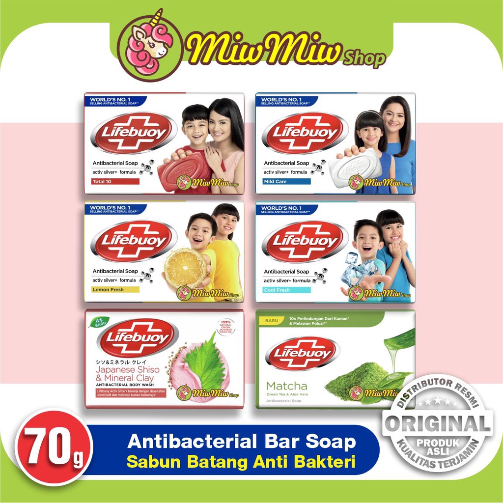 Jual Lifebuoy Anti Bacterial Bar Soap (Sabun Batang Anti Bakteri ...