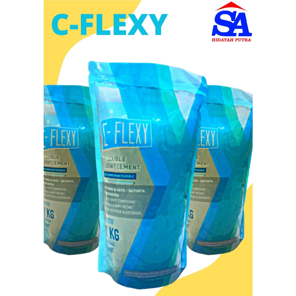 Jual C Flexy Pengisi Sambungan Nat GRC / Compound GRC Kalsi C-flexy 1kg ...