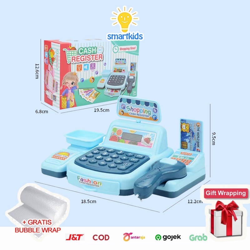 Jual Mesin kasir belanja/ cash register / cashier machine / mainan ...
