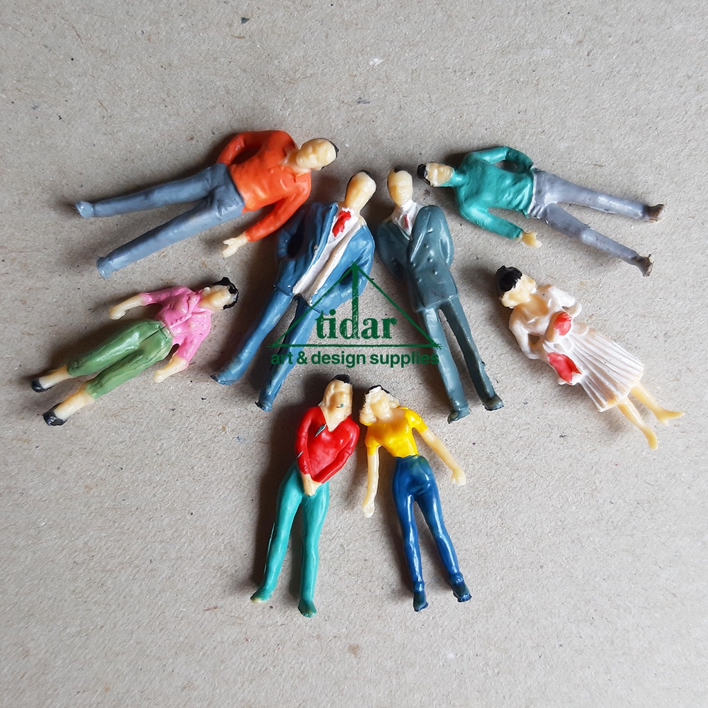 Jual AE - Miniatur Manusia Skala 1:50 - Figure - Maket Orang Warna ...