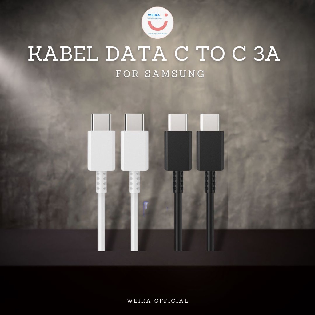 Jual Kabel Data SAMSUNG Tipe C to Tipe C (C to C) | Shopee Indonesia
