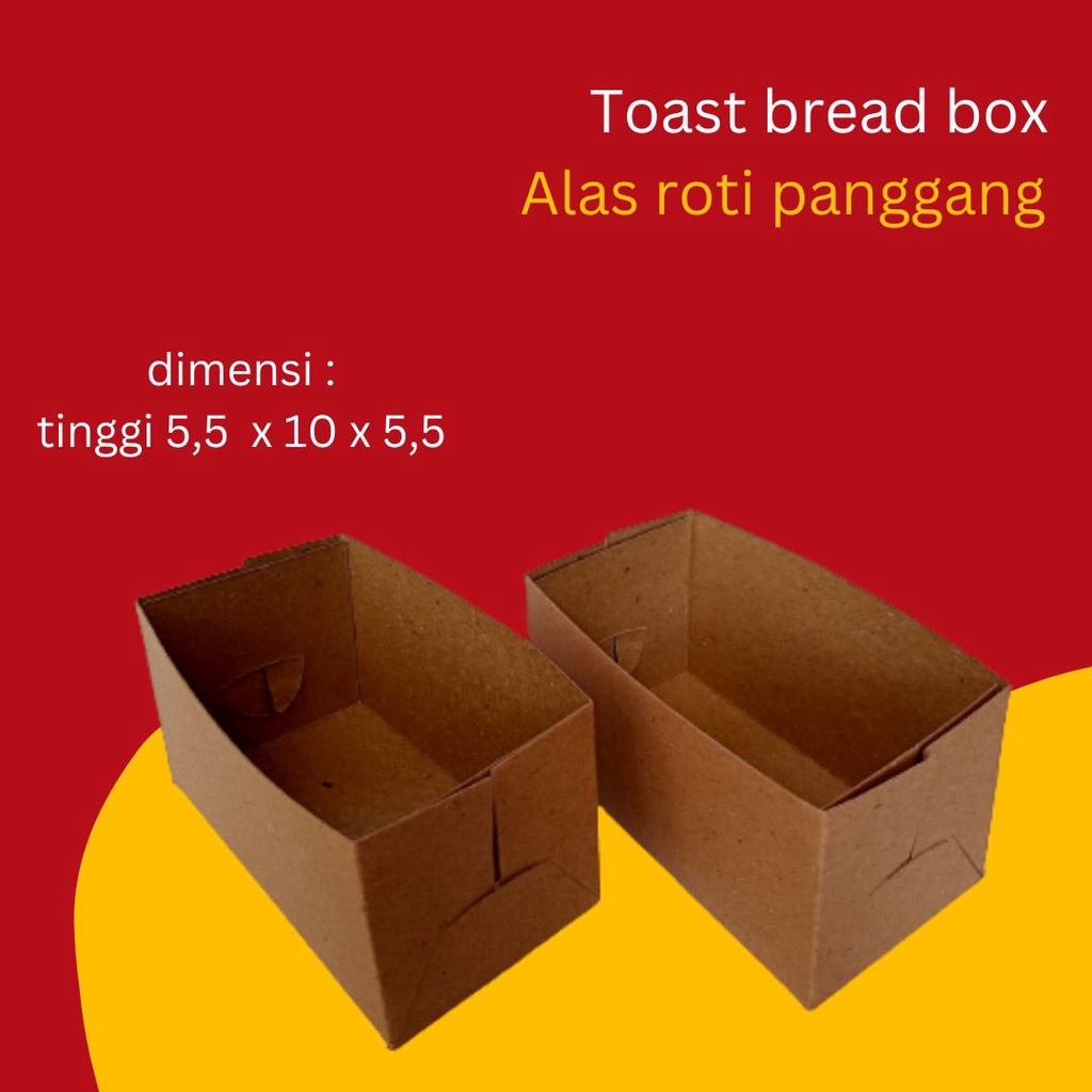 Jual Box kue box brownies mini toast box Janji Jiwa alas roti ...
