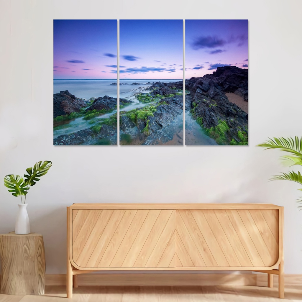 Jual Hiasan Dinding Pemandangan realistik aesthetic ukuran jumbo 60x90 ...