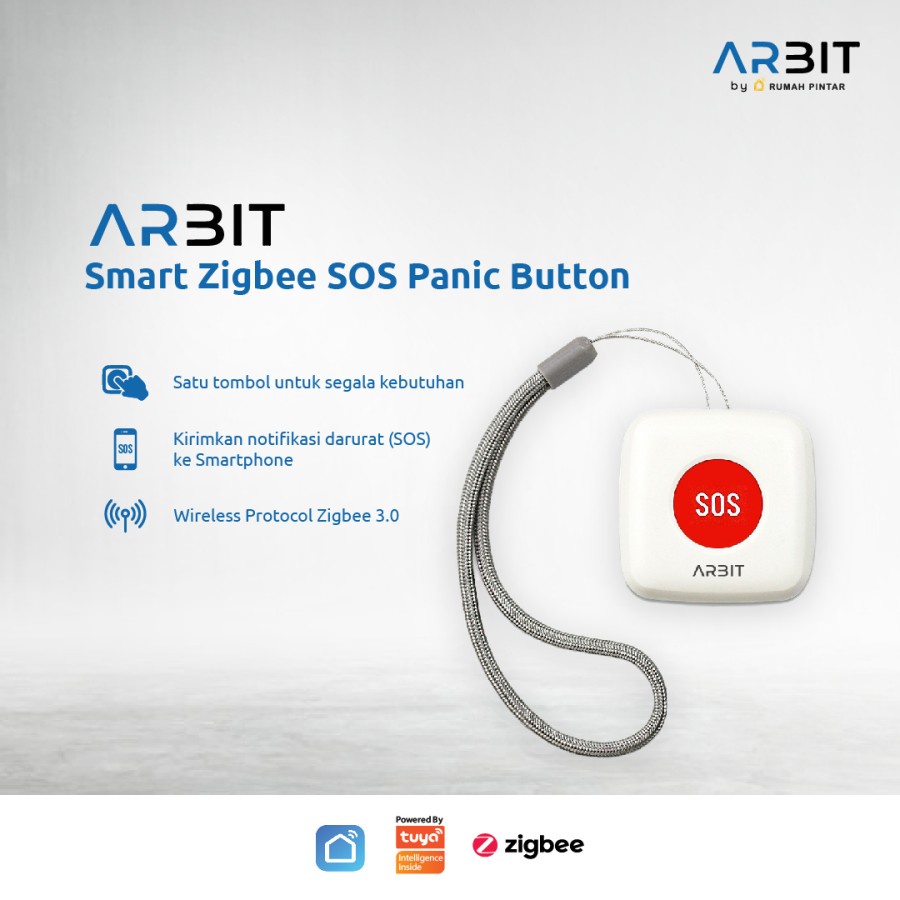 Jual ARBIT Smart Zigbee SOS PANIC Button TUYA | Shopee Indonesia