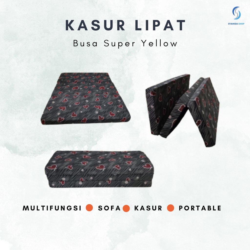 Jual Kasur Lipat Busa Yellow Super Quality Tebal 10 CM Mutu Kualitas ...