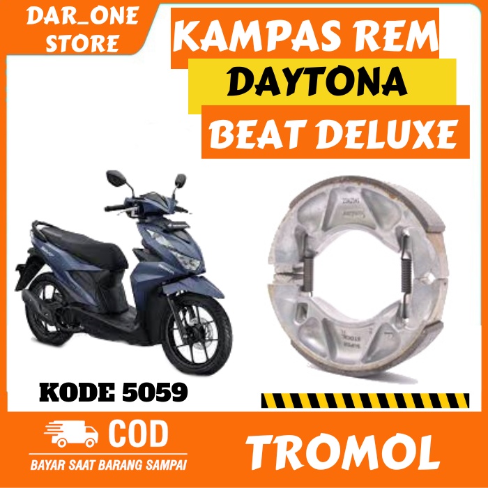 Jual KAMPAS REM BELAKANG TROMOL HONDA BEAT DELUXE ORIGINAL DAYTONA 5059 ...