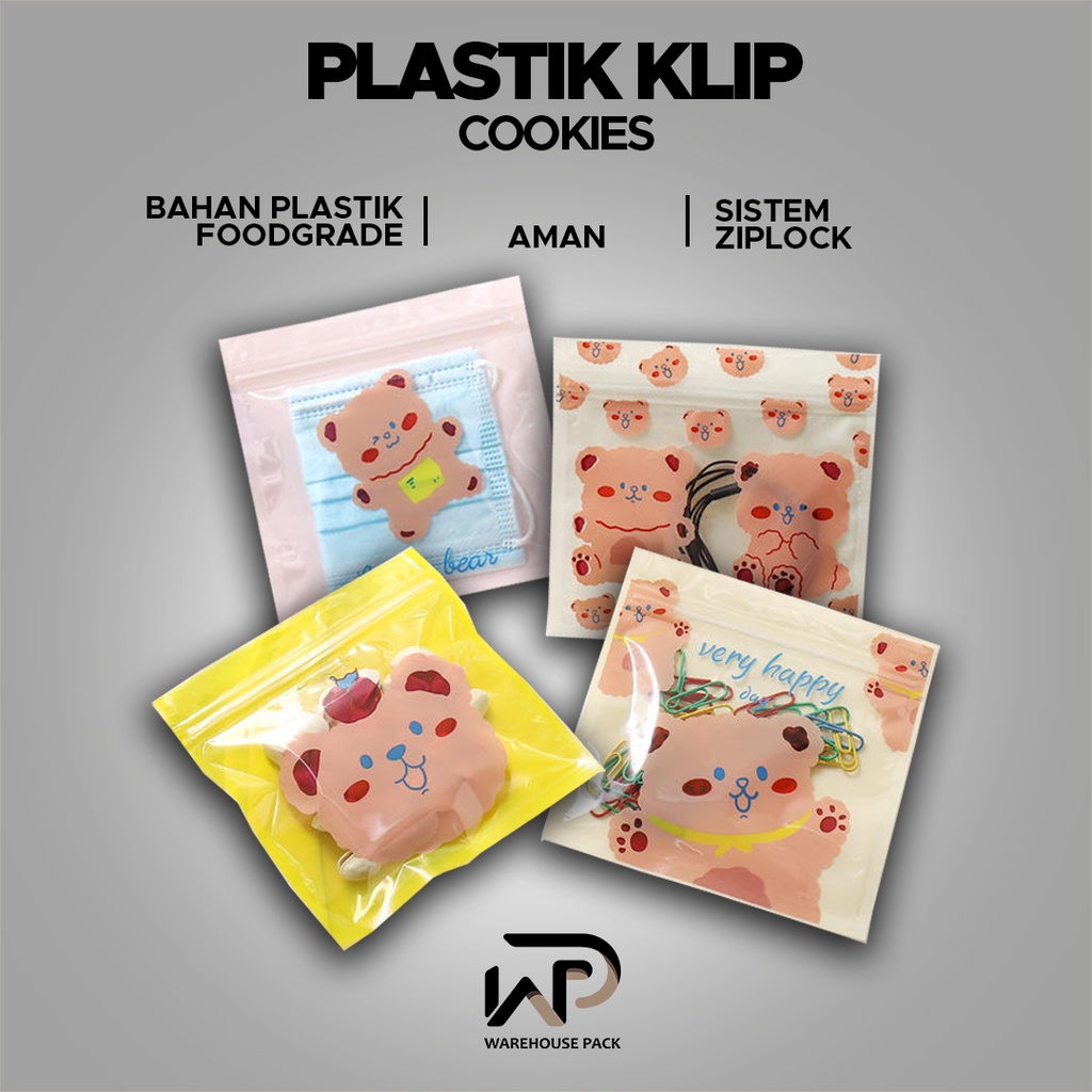 Jual Plastik Klip Cookies | Plastik Ziplock Motif | Packaging Lucu ...