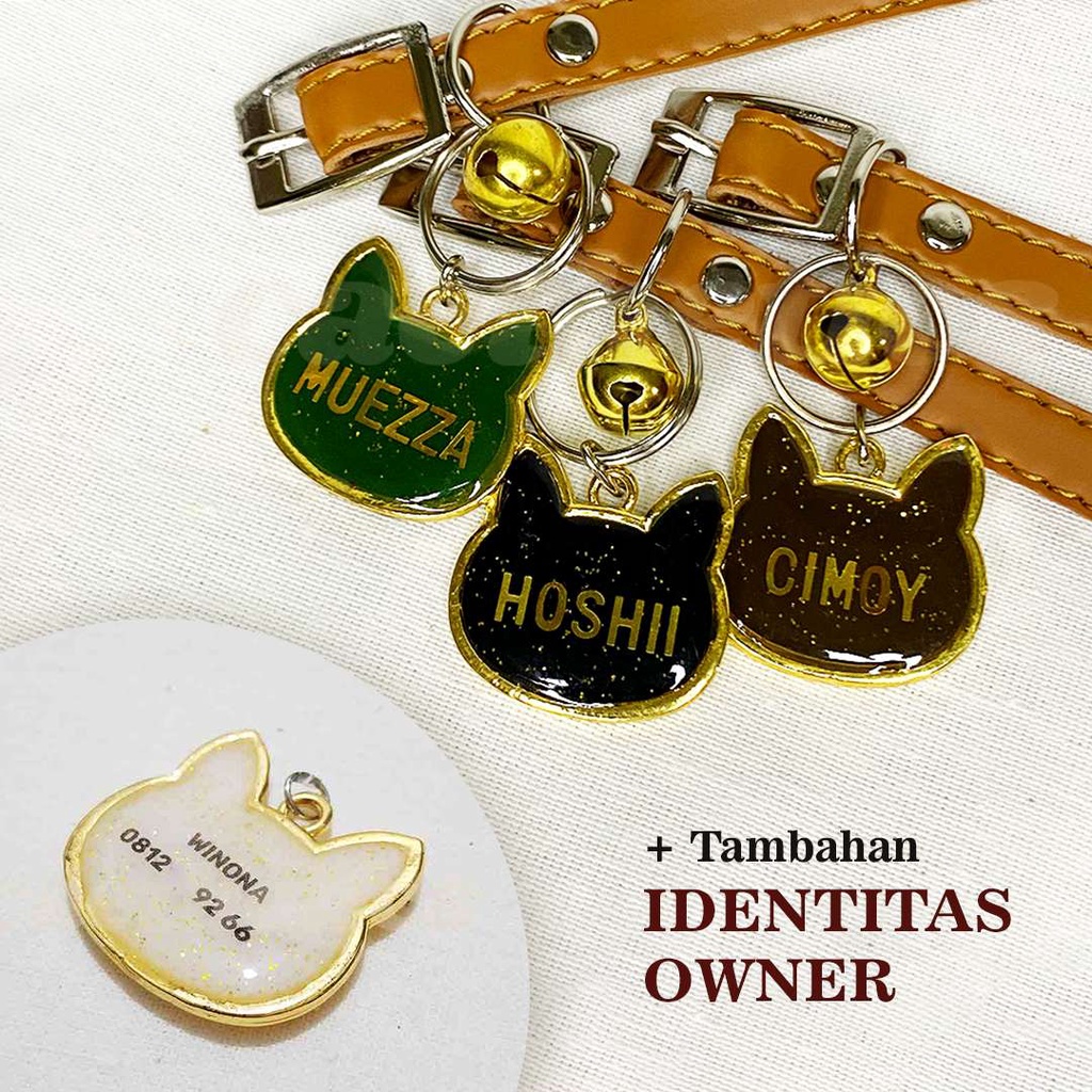 Jual Kalung Kucing Custom Nama | Keterangan Identitas Owner - New Royal ...