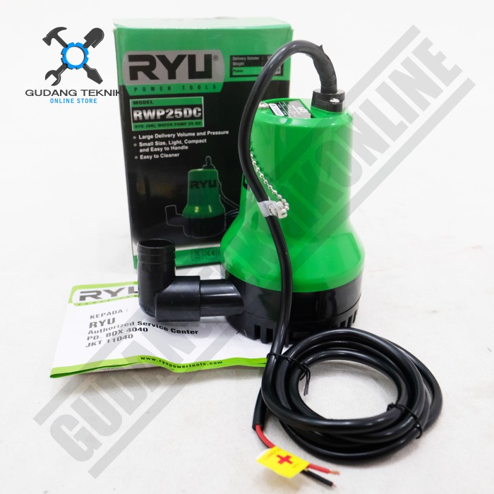 Jual Pompa Air Celup Listrik 12V RWP25DC RYU / Electric Water Pump 12V Pompa Celub Kolam ...