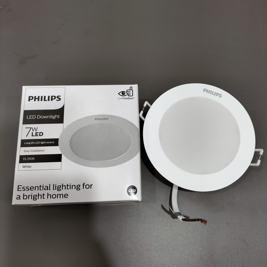 Jual Philips Downlight ERIDANI 100 7W 65K WH Recessed LED | Shopee ...