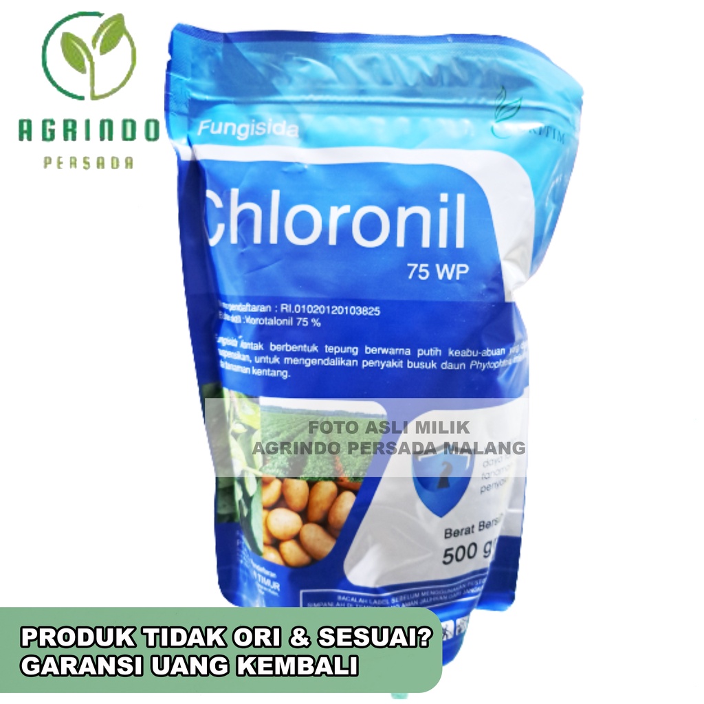 Jual Fungisida Chloronil 75WP 500gram | Chloronil 500 gram | Fungisida ...