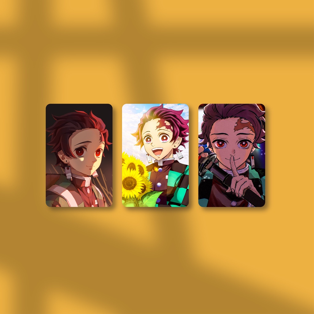 Jual Photocard Tanjiro Kamado Demon Slayer | Photocard Anime Character ...