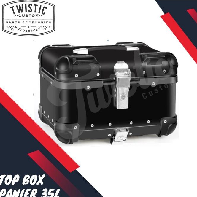 Jual Top Box Pannier Aluminium 35L Motor Nmax Cb150X Adv Pcx Vespa ...