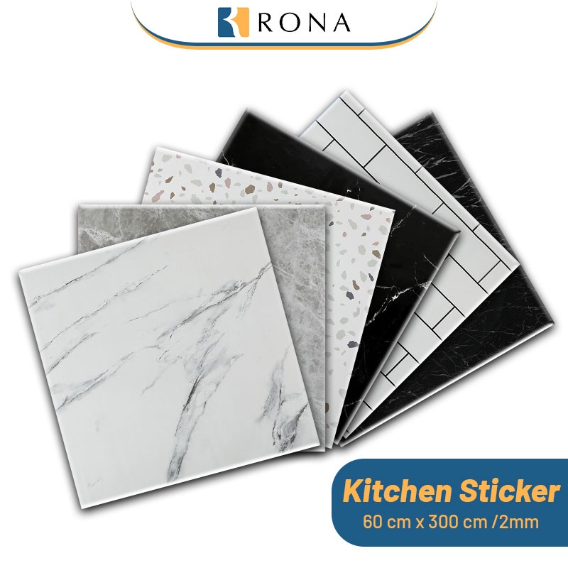Jual RONA Kitchen Sticker Wallpaper Stiker Lemari Sticker Meja Kayu ...