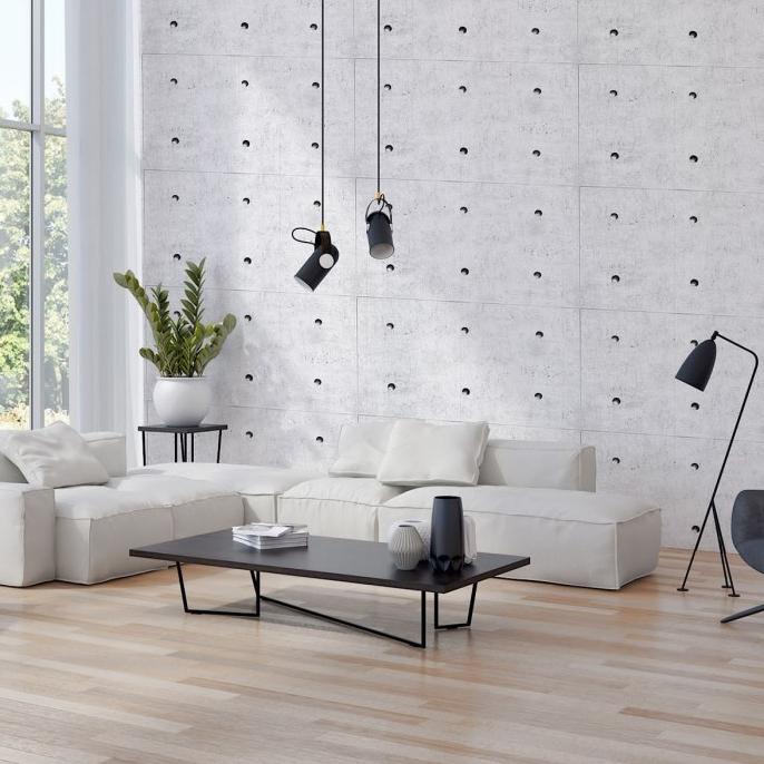 Jual Wallpaper Dinding Korea Semen Partisi Acian Industrial Roll Besar ...