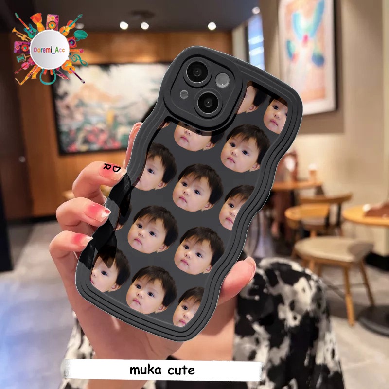 Jual DA2732 SOFTCASE SILIKON GELOMBANG CUSTOM REQUEST FOTO UNTUK A50 ...