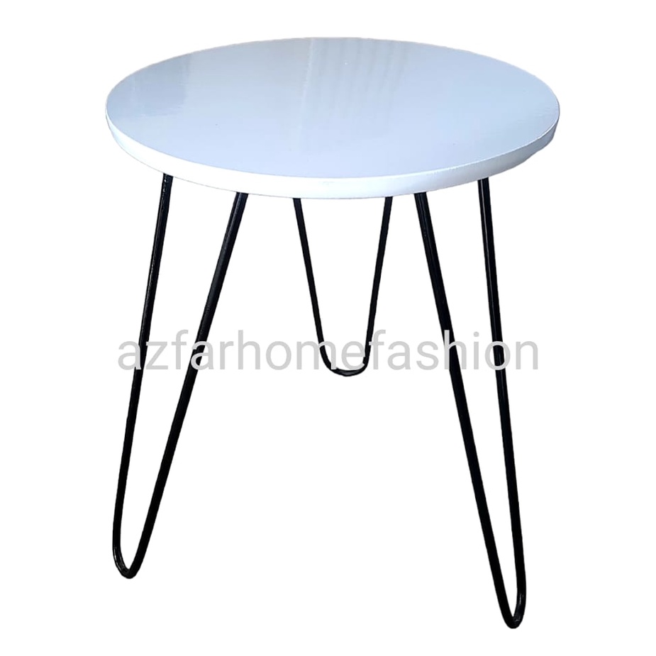 Jual meja bulat kaki besi minimalis ruang tamu,meja bulat sudut,meja ...