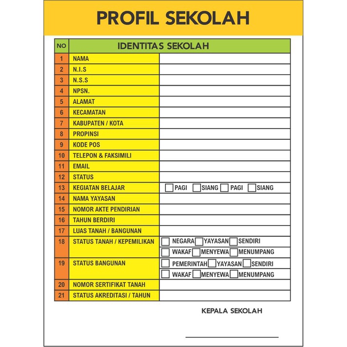 Jual Spanduk Banner Profil Sekolah Custom | Shopee Indonesia